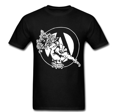 Anarchist flowers A revolt revolution anarchy anarchist revolt T-shirt ...