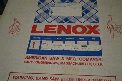 LENOX 15' 6" X 1 1/4" X .042" Billet Master Vari-Tooth 1.4 / 2.5 ...