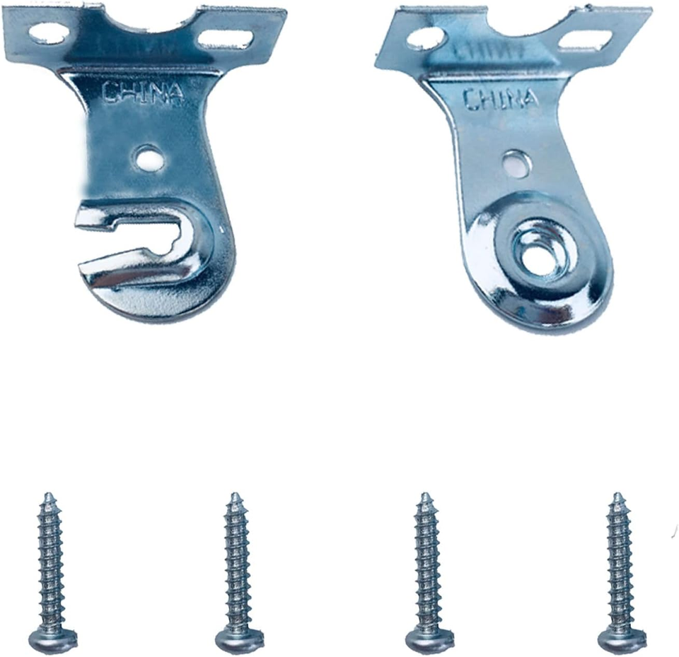 2 pcs Metal Roller Window Shade Outside Mount Brackets with Screws ...