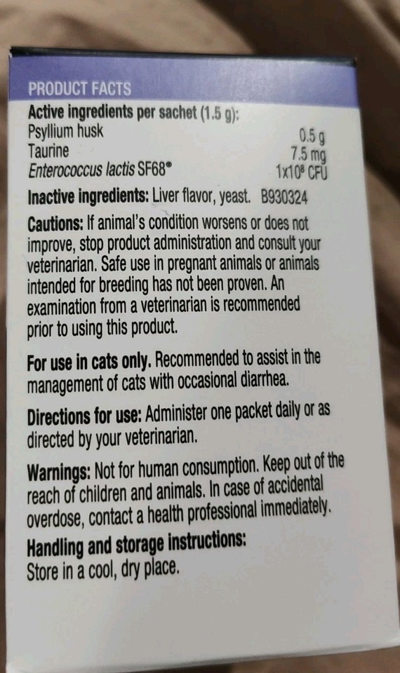 PURINA FortiFlora PRO Synbiotic Action Feline Cat Probiotic 30 sachets ...