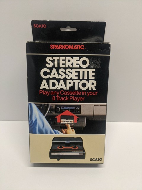 Vintage Sparkomatic Stereo 8 Track Cassette Adapter Model SCA10 for ...