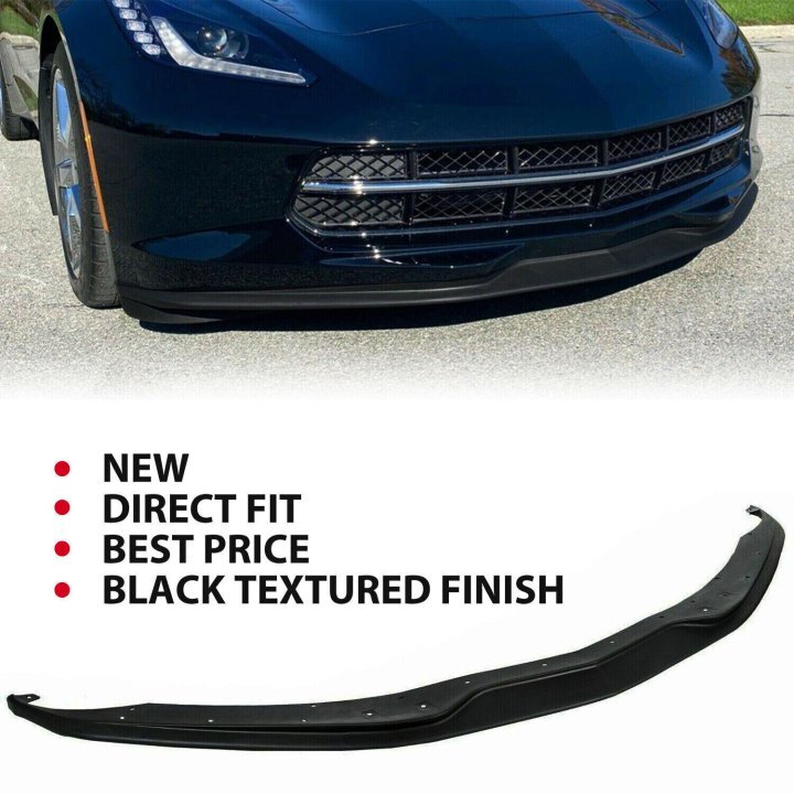 Front Lip Spoiler Splitter 22922352 For 2014-2019 Chevy C7 Corvette Z06 ...