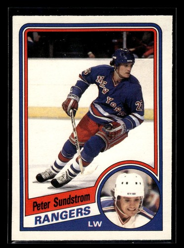1984-85 O-Pee-Chee #155 Peter Sundstrom Rookie "Set Break" Mint New ...