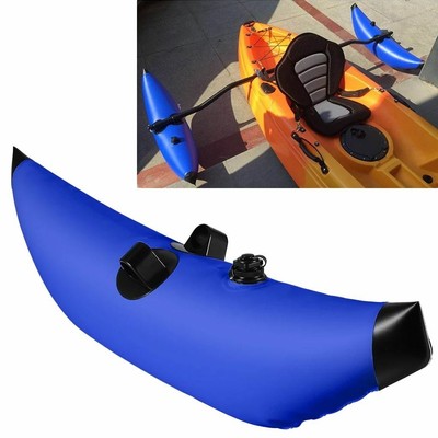 Blau Aufblasbarer Stabilisator Ausleger für Kajak Kanu Angelboot Boot ...