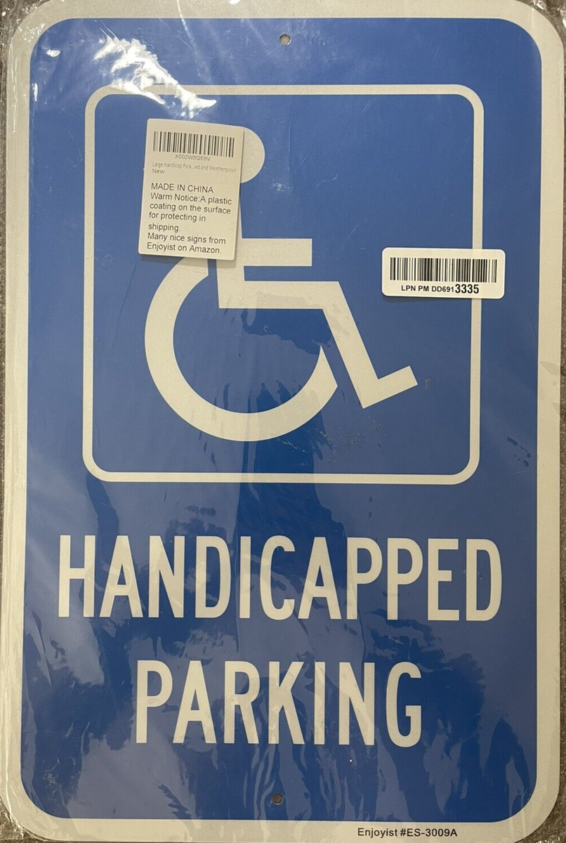 Handicap Parking Sign Clipart