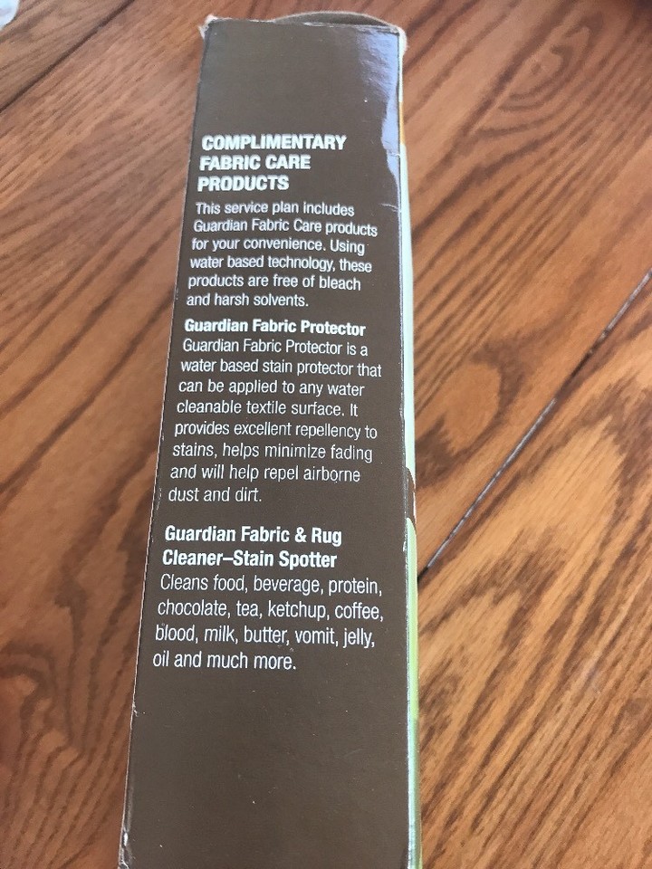 Guardian fabric Furniture Care Kit (Brand New) Ships N 24h | eBay