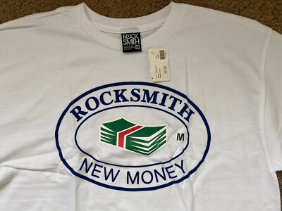 ROCKSMITH NEW MONEY WHITE SHIRT TEE TSHIRT M MEDIUM | eBay