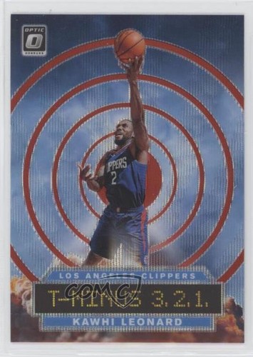 2019-20 Panini Donruss Optic T-Minus 3 2 1 Red Wave Prizm Kawhi Leonard ...