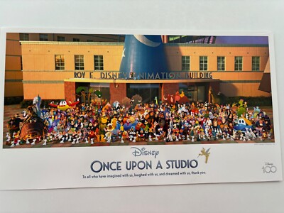 NEW Disney 100 Once Upon A Studio Lithograph Photo Cast Member ...
