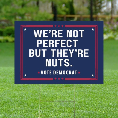 Kamala Harris Yard Sign Funny Election Signs Double Sided With Metal H ...