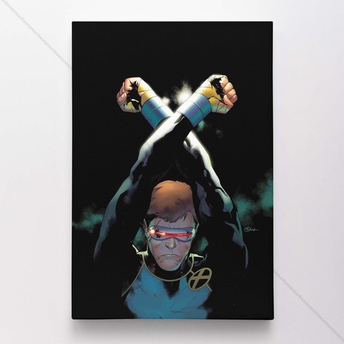 Cyclops Poster Canvas X-Men Xmen Marvel Comic Book Cover Art Print ...
