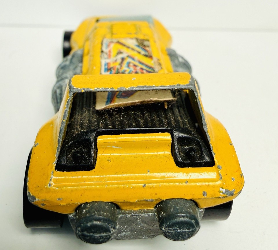 Hot Wheels Redline 1973 Double Header Yellow Enamel Hong Kong Original ...
