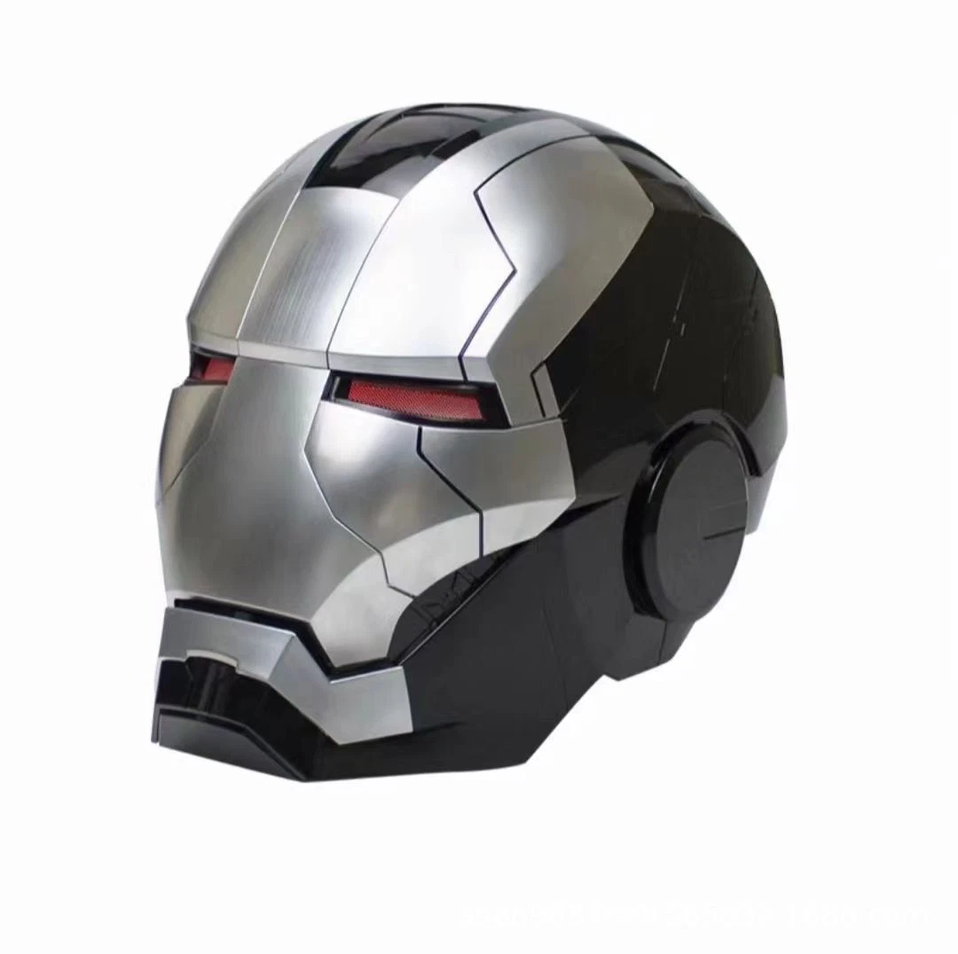 AUTOKING Iron Man MK5 Helmet MASK 1:1 Voice-controlled Wearable Silver ...