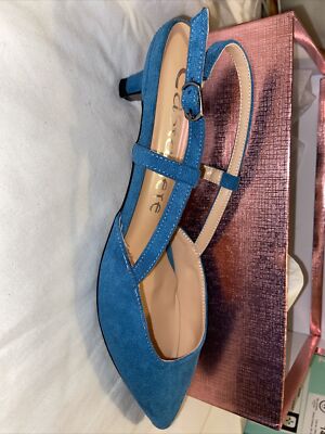 Castamere Teal Woman’s Slingbacks UK5.5 EU38.5 | eBay UK