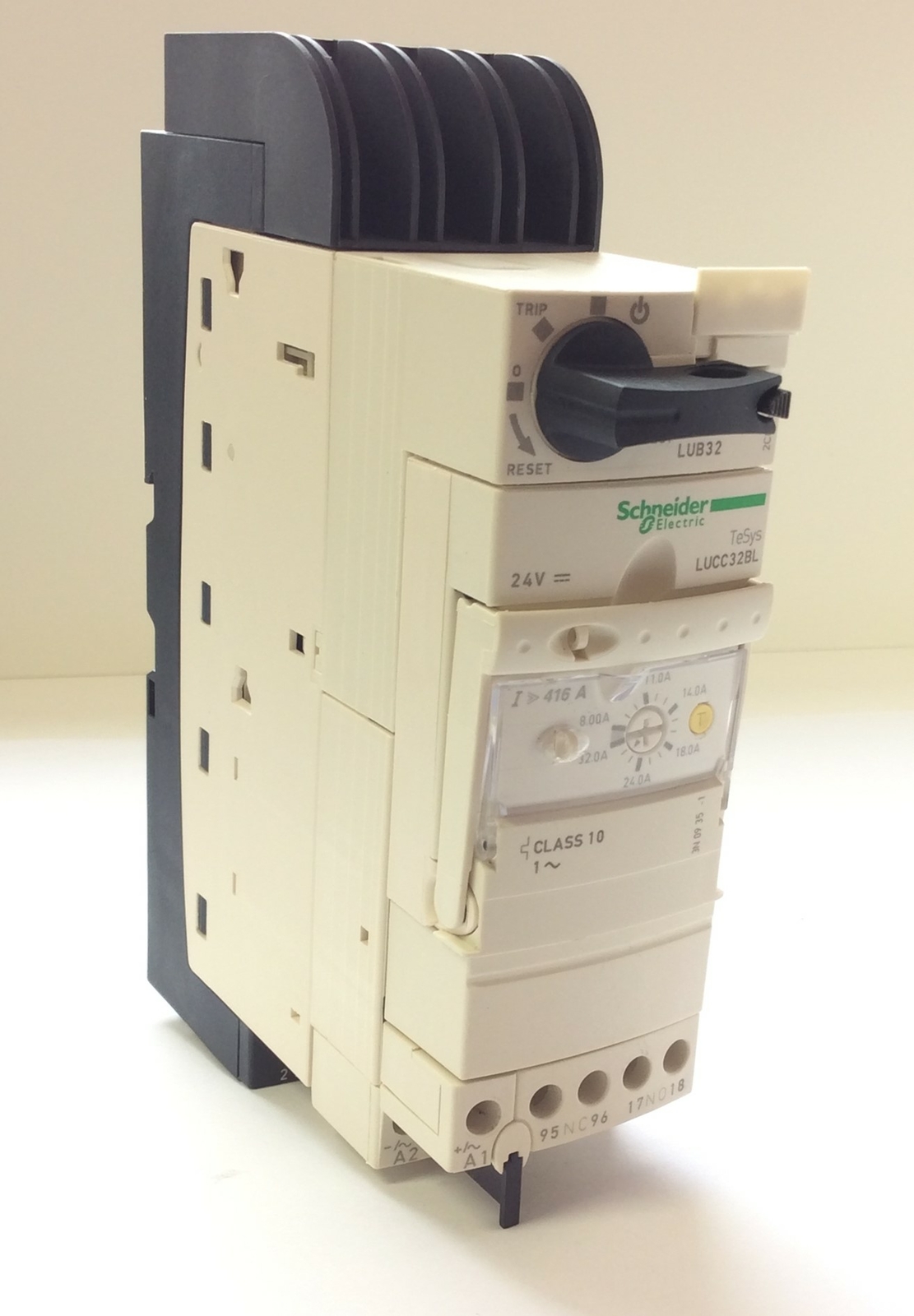 Schneider Electric Motor Starter LUB32 Base LUCC32BL Control 24VDC 8 ...