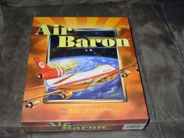 Avalon Hill AH - AIR BARON game - Building Airline Industrial Empires ...