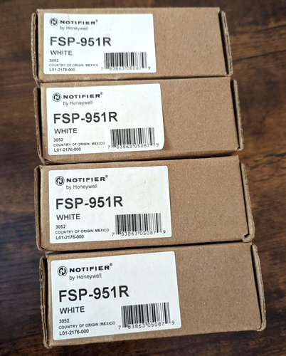 NOTIFIER FSP-951R REMOTE TEST CAPABLE PHOTOELECTRIC SMOKE DETECTOR NEW ...