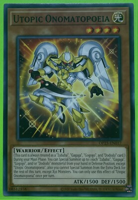 Yu-Gi-Oh Utopic Onomatopoeia OP25-EN017 Common NM | eBay