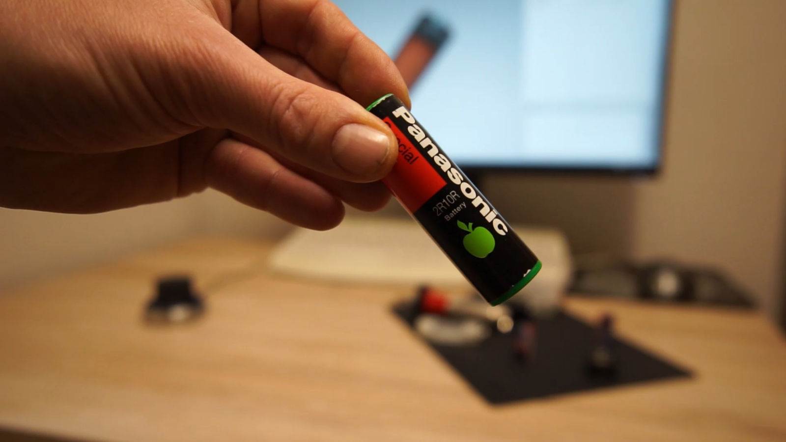 3 Volt 2R10 Duplex Stabbatterie Batterie Adapter für DDR Retro ...