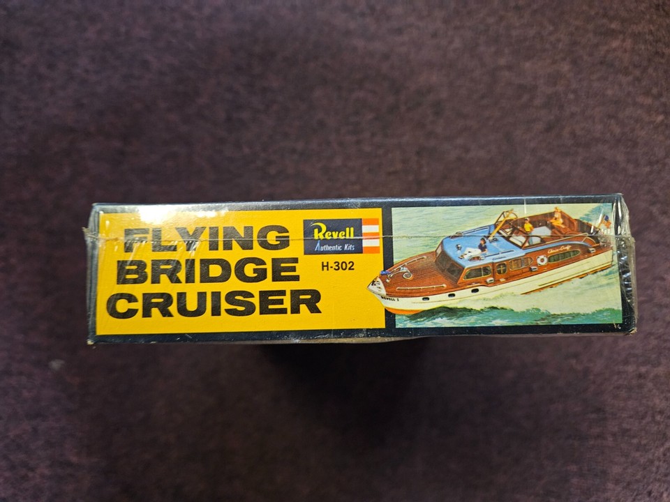 Revell 1:56 Flying Bridge Cruiser, Vintage Model Ship Kit 302 NEW ...
