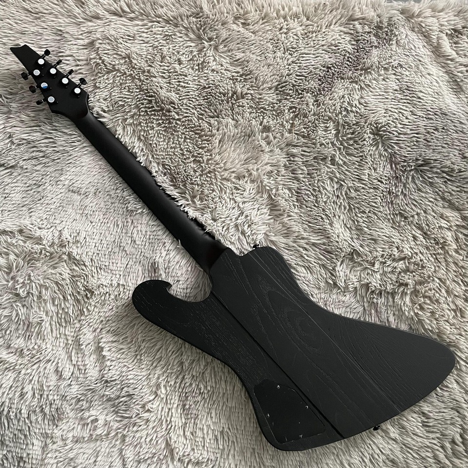 Black FTM33 Fredrik Thordendal Electric Guitar 7 Strings White Pick ...