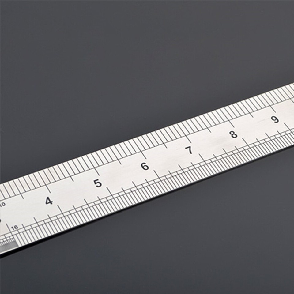 2pcs Straight Ruler Metal Straight Rulers Metal Rulers Drawing | eBay