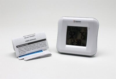 Oregon Scientific RAR681 Wireless In/Outdoor Thermometer W/Dig Clock NO ...