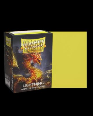 Dragon Shield: 100ct Standard Size Dual Matte Lightning Sleeves ...