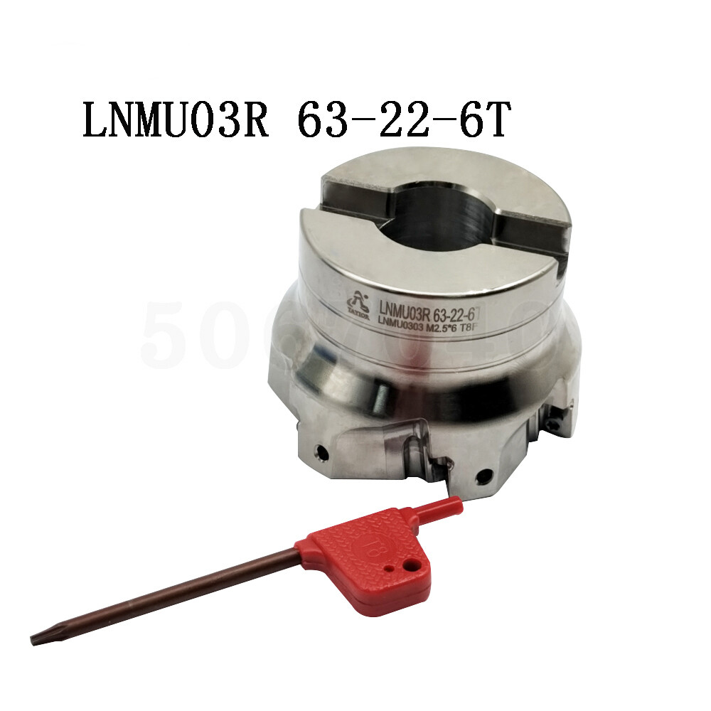 1Pcs LNMU03R 63-22-6T 63mm CNC Indexable Milling Cutter Head For ...