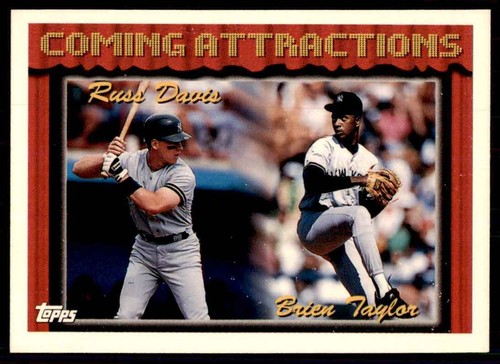 1994 Topps Russ Davis/Brien Taylor Baseball Cards #772 | eBay