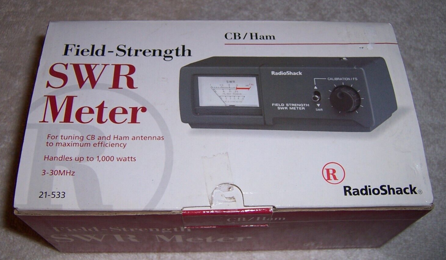 Field-Strength SWR Meter CB/Ham RadioShack 21-533 | eBay