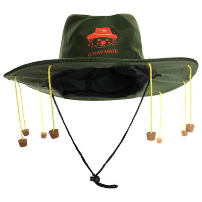 AUSTRALIAN CORK HAT CROCODILE DUNDEE AUSSIE DAY CRICKET FANCY DRESS ...