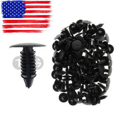 50 PLASTIC PUSH RIVETS X MAS TREE CLIPS BODY RIVETS EZGO CLUB For ...