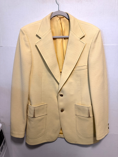 VTG 1970s Johnny Carson Mens Blazer Sport Coat Jacket 42R The Hecht Co ...