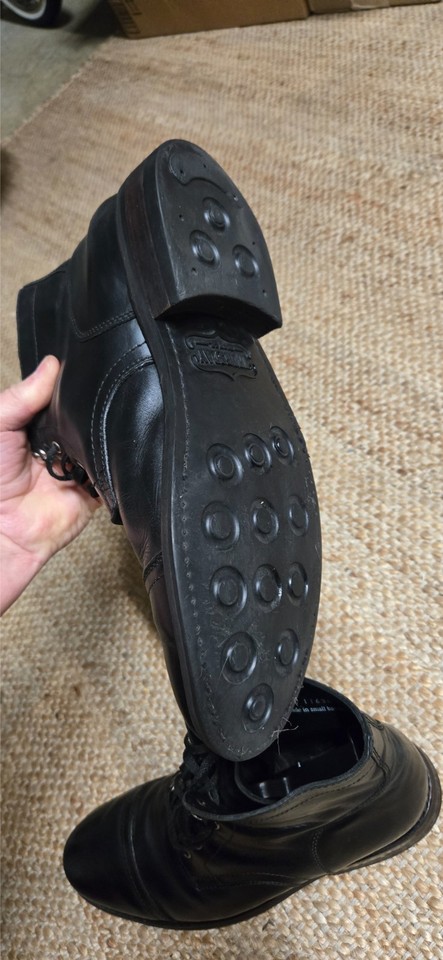 Thursday Boot Company Boots 10D Captain Cap-toe Black Leather : Free ...