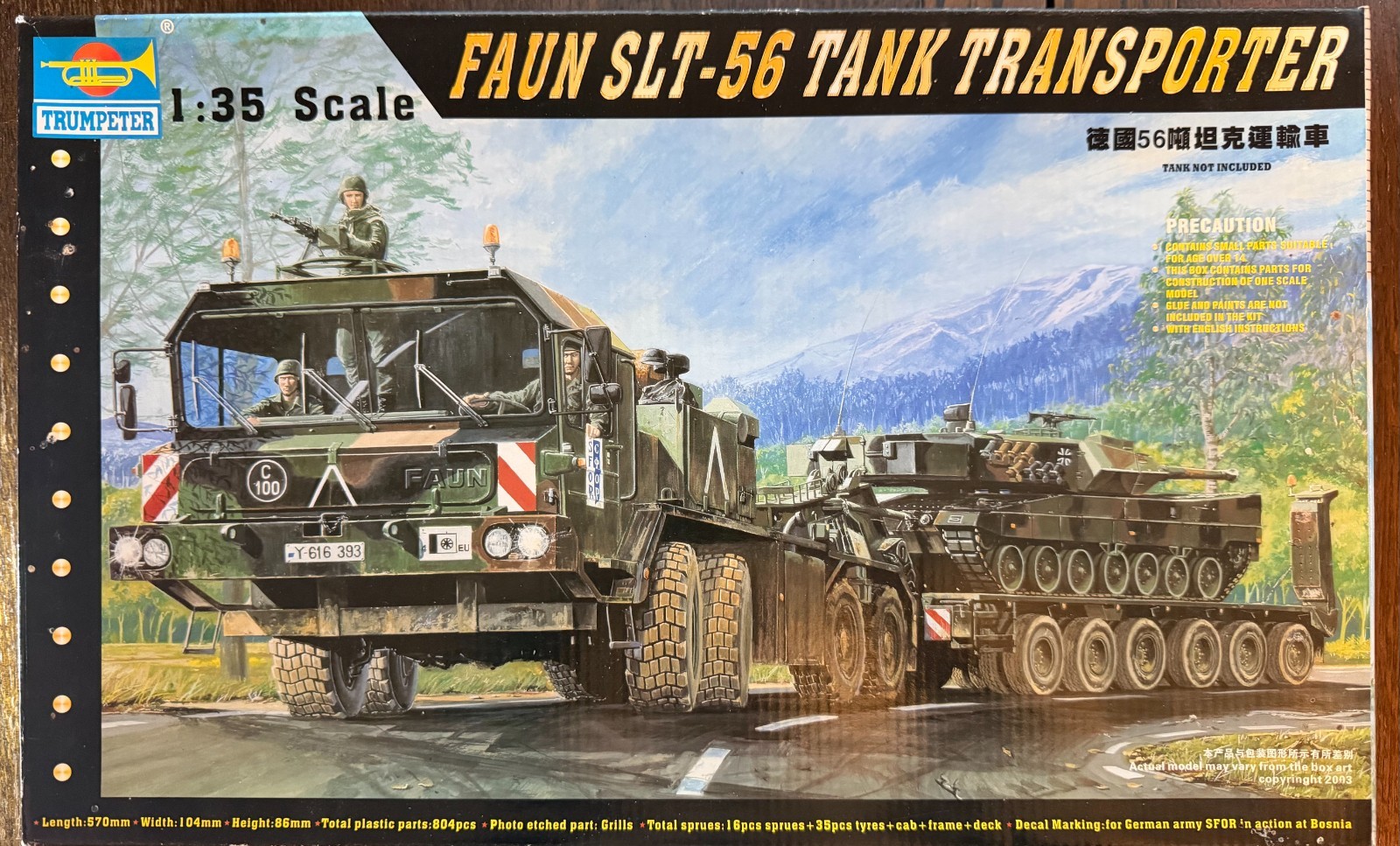 Trumpeter 1/35 Faun SLT-56 Tank Transporter German Army Model Kit | eBay UK