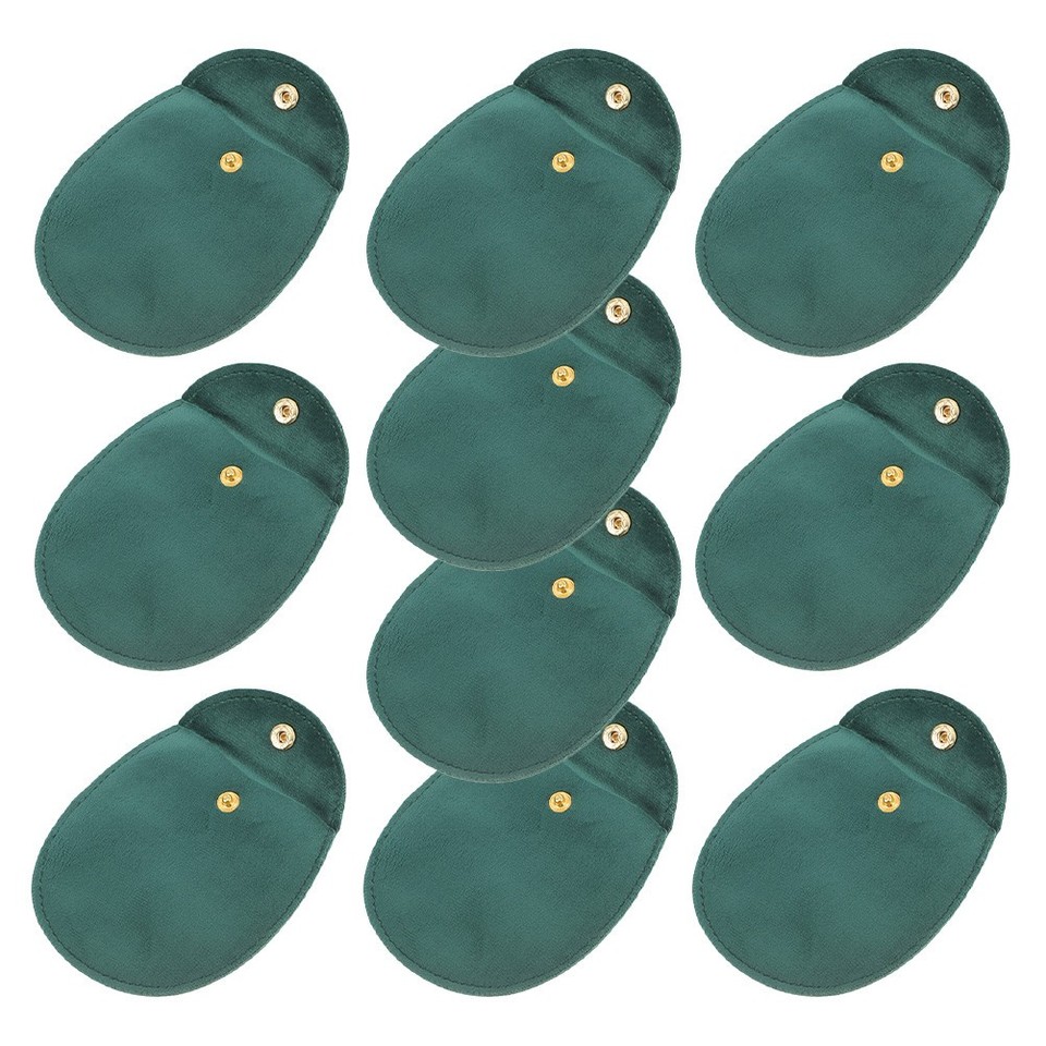 10pcs Watch Protective Bag Double-Sided Cloth Watch Holder with Snap ...