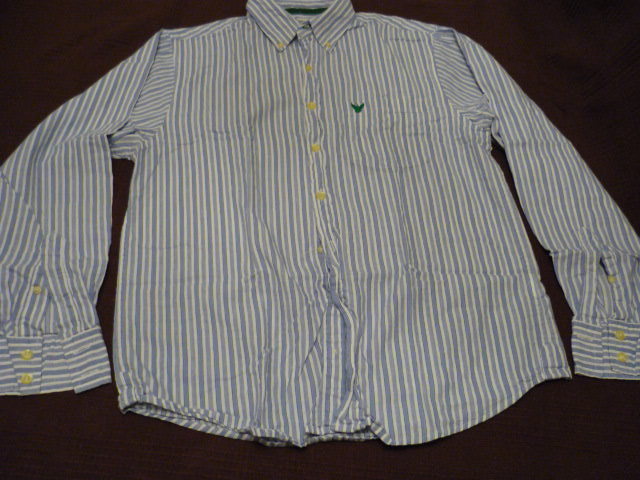 COMPANY 81 men's long sleeve shirt BLUE size M EUC! | eBay