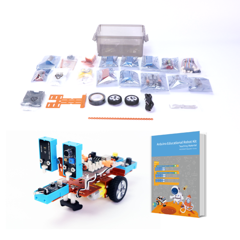 WeeMake Mars Rover Arduino UNO STEM Educational Robot Kit 14 Projects ...