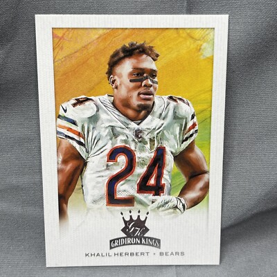 Khalil Herbert RC 2021 Panini Chronicles Gridiron Kings # GK-21 Chicago ...