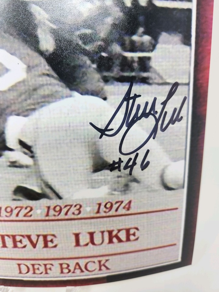 Ohio State Buckeyes Steve Luke Signed 8x10 Photo COA BUF | eBay