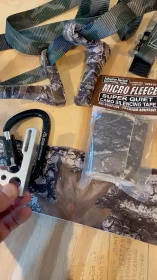 Climbing Stick CAMO SILENCING 3 ROLL LOT Silence Hunting Gear Platform ...