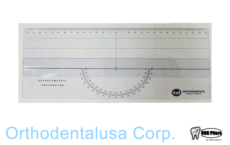ORTHODONTIC Cephalometric Protractor Ruler 76422151 Tecnident ...