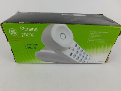 General Electric GE 29253GE1 Slimline Phone Corded Landline White ...