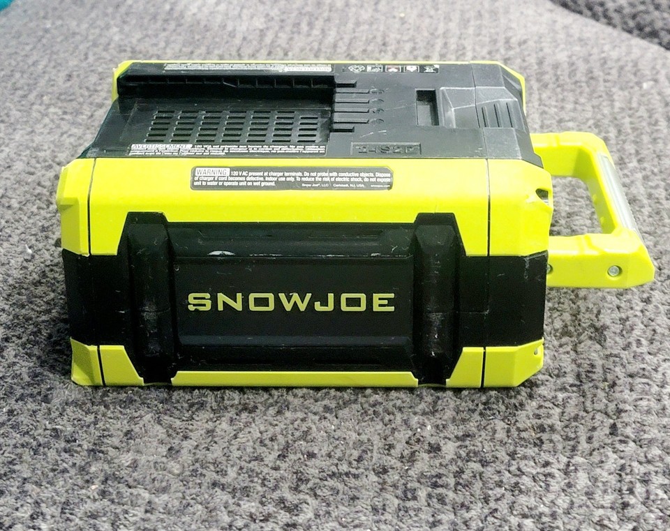 Sun Joe Snow Joe 100v iON100V 5AH 100v Lithium-Ion Yard TOOL Battery ...