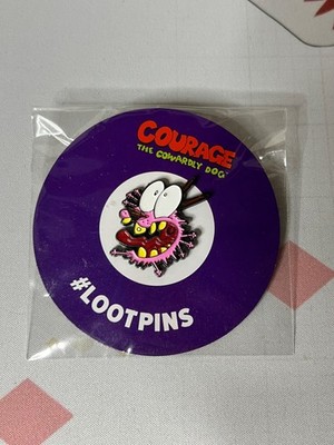 Loot Crate Courage The Cowardly Dog Pin | eBay