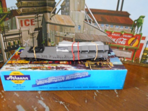HO Scale Train Athearn Kit Pennsylvania #425500 Derrick Car in Blue Box ...