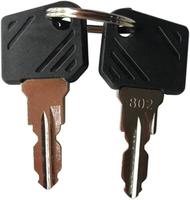 2 X 802 Ignition Key - Linde Forklift - E16 - L12 - SENT TRACKED 48 | eBay