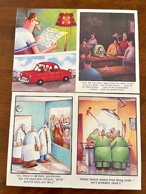 Lot of 4 "The Far Side" Greeting Cards by Gary Larson New Vintage (#6 ...
