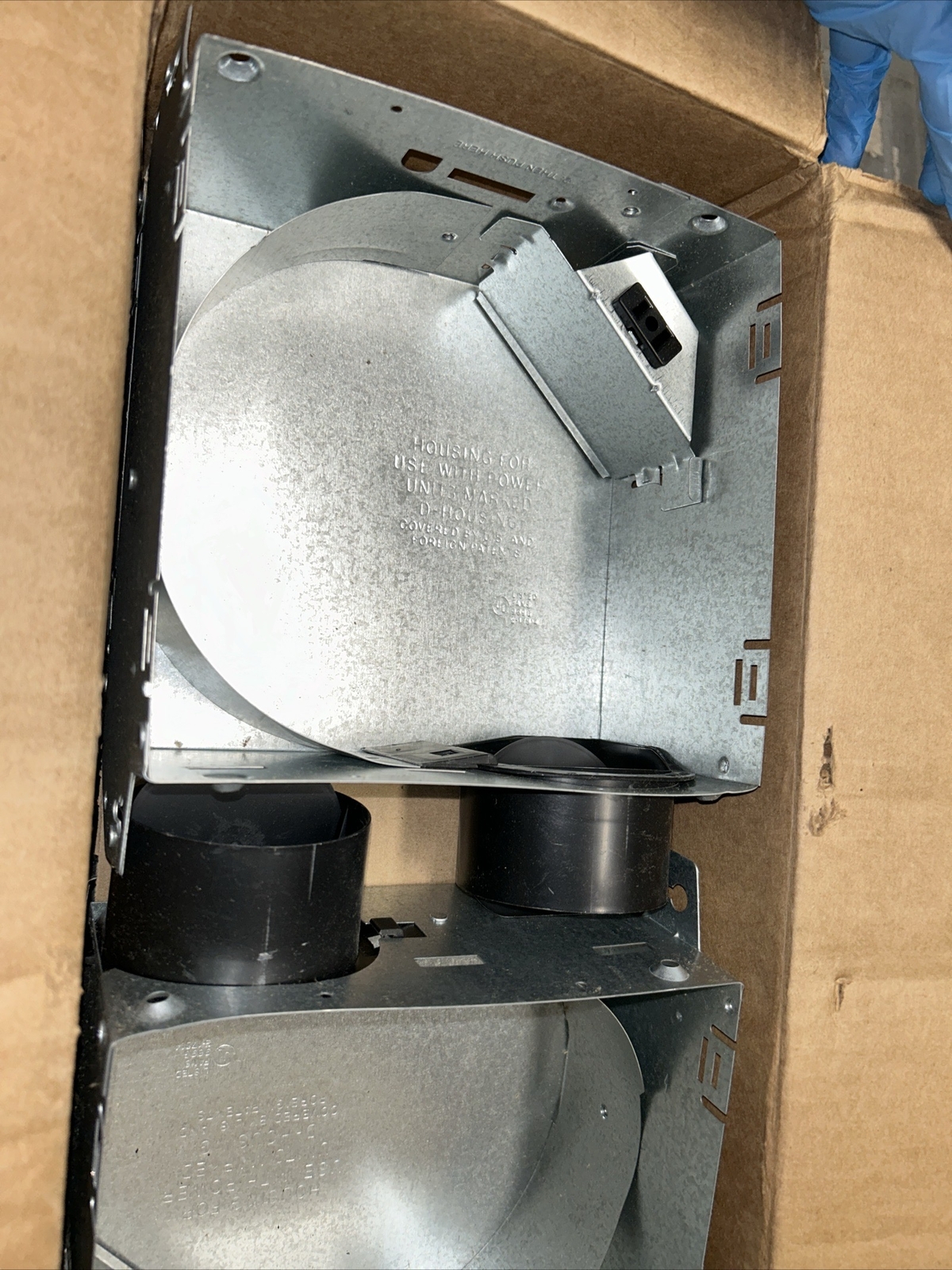 Pack Of 6 Broan 1667H Bathroom Fan Housing for Exhaust 1670F 1671F ...